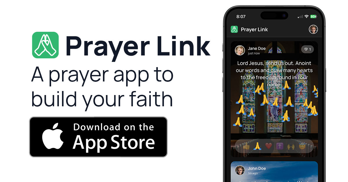 Prayer Link - Now Available on the App Store | Faith Community Prayer App